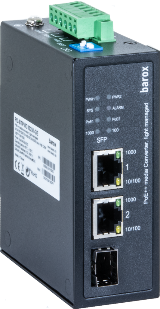 Hi-PoE video switch solutions from barox – Benchmark