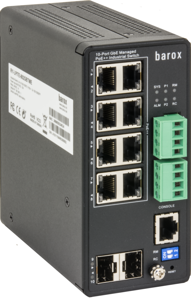 Hi-PoE video switch solutions from barox – Benchmark