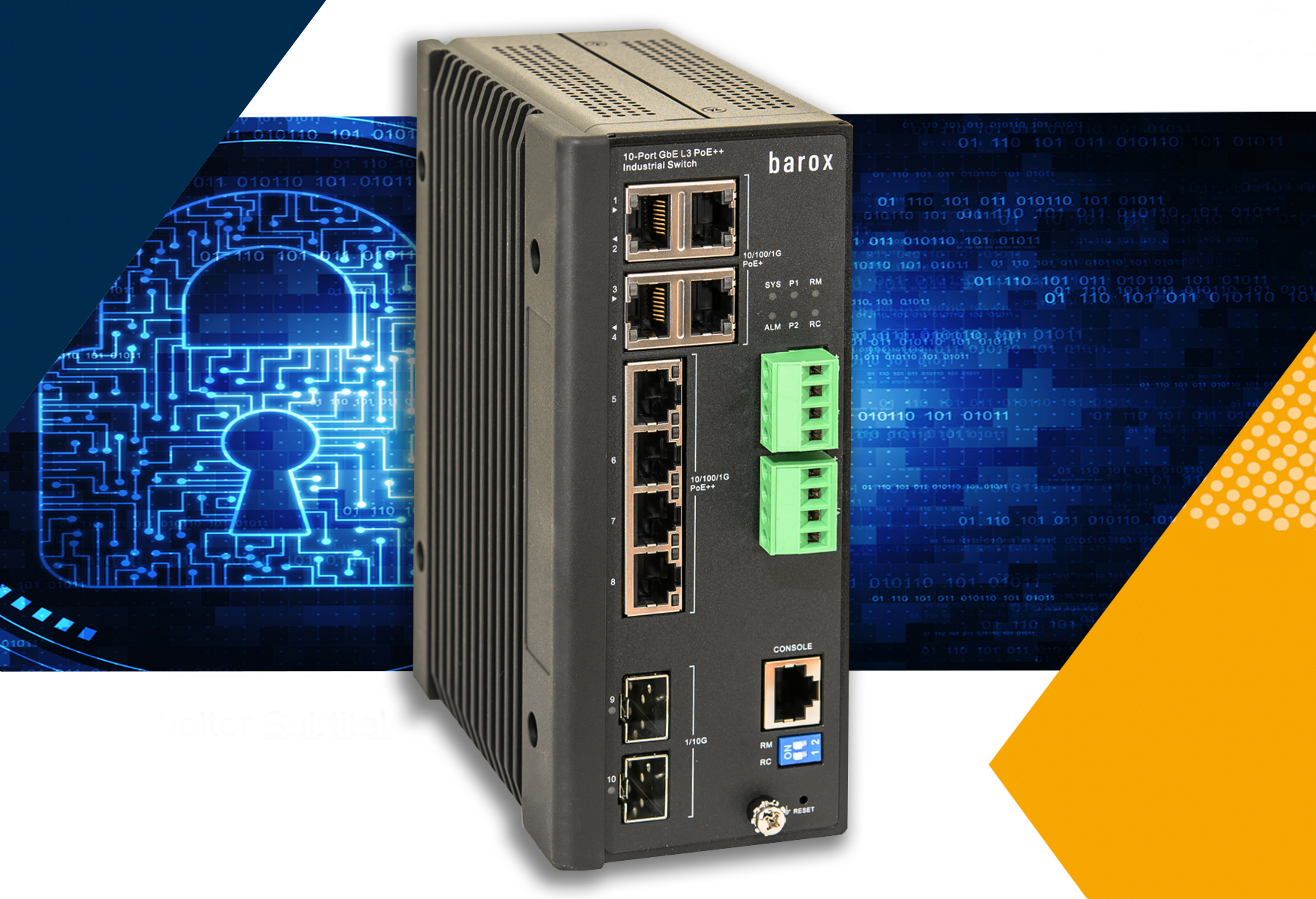 Barox releases 10Gb DIN Rail Ethernet switch – Benchmark
